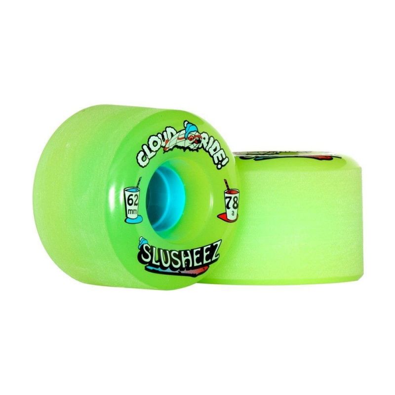 Cloud Ride Wheels Slusheez Blue 62mm 78a – longboardlovesg