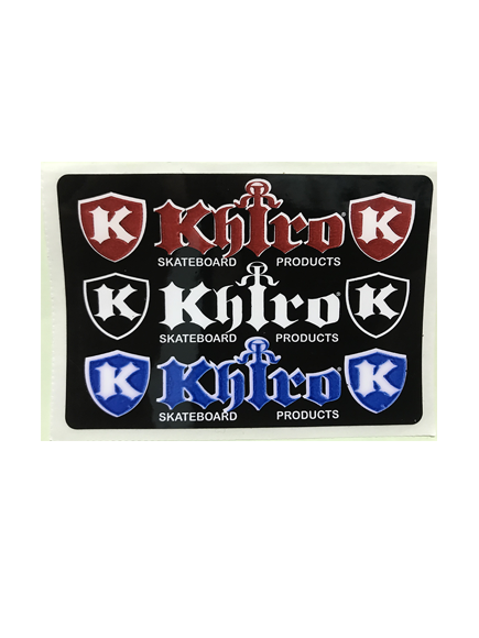 Khiro Triple Color Sticker – longboardlovesg