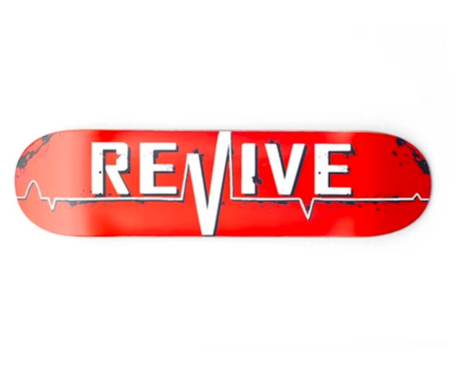 Revive Skateboards Lifeline Red Deck 8" – longboardlovesg